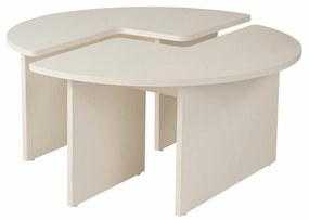 Konferenční stolek Moira Wood White