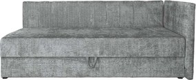 Postel Potamia 90 x 200 cm, šedá