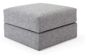 Šedá taburetka Innovation Cornila Pouf Twist Granite