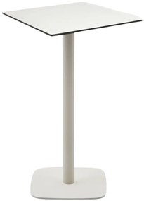 OnaDnes -20% Bílý barový stůl Kave Home Dina 60 x 60 cm