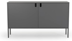 TENZO Dřevěná komoda UNO 148cm šedá 9008554014