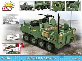 COBI Stavebnice Stryker M1126 ICV / Ozbrojené síly / 661 dílků / 1:35