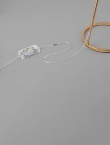 Designová stojací lampa Flute zlatá