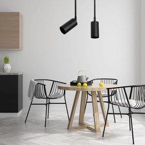 Toolight - Stropní svítidlo typu reflektor-nastavitelné 1xGU10 60W DIAMENT 392197, černá, OSW-06362