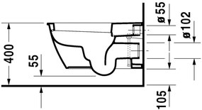 DURAVIT DARLING NEW WC závěsné, 2544590000