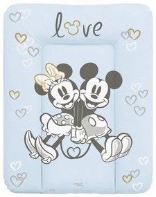 Ceba Baby Přebalovací podložka měkká 50x70 cm Minnie & Mickey modrá
