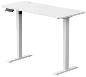 Milagro | Výškově nastavitelný psací stůl LEVANO 140x60 cm bílá | MI2339