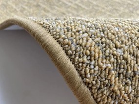 Vopi | Kusový koberec Alassio zlatohnědý - Kruh průměr 100 cm