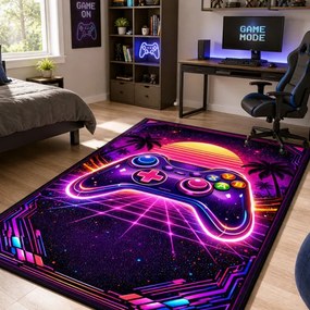 Protiskluzový herní koberec Retro Pad