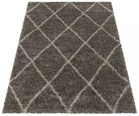 Ayyildiz koberce Kusový koberec Alvor Shaggy 3401 taupe - 60x110 cm