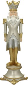 Figurka Louskáčka 42cm silver