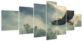 Obraz - Letící orel (210x100 cm)