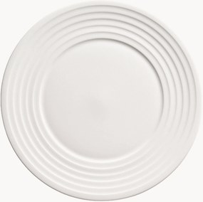 Sada mělkých talířů z kostního porcelánu Fine Dining Relief, 6 dílů
