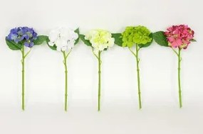 Autronic Hortenzie, mix barev bílá, krémová, zelená,růžová, modrá. Květina umělá. NL0056