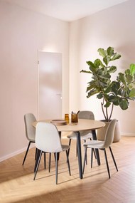 ACTONA GROUP Jídelní sestava CADIZ béžová Ø120x75 cm H000025072