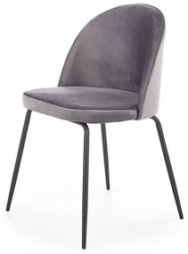 HALMAR K314 židle tmavě šedá
