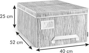 TESCOMA Krabice na oděvy FANCY HOME 40 x 52 x 25 cm, cappuccino