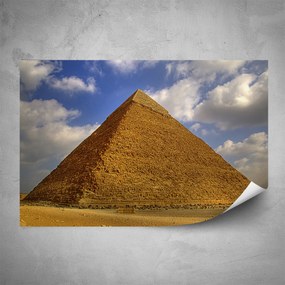 Plakát - Pohled na pyramidu (60x40 cm) - PopyDesign