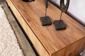 Designový TV stolek Olesia 180 cm vzor ořech