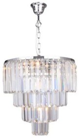 Chromovaný lustr AMEDEO 39 cm