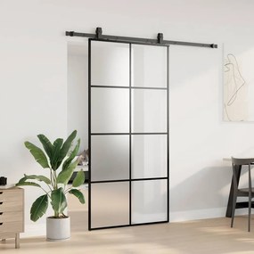 Posuvné dveře se sadou kování černé 102,5x205 cm ESG Glass 3375867