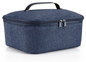 Chladící taška na jídlo Reisenthel Coolerbag M pocket Herringbone dark blue