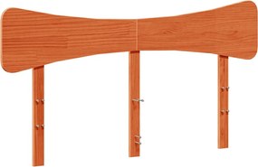 Postel bez matrace voskově hnědá 135 x 190 cm masivní borovice 3328249