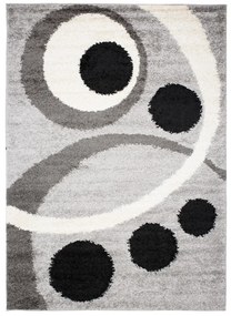 Kusový koberec shaggy Poza šedý 200x290cm