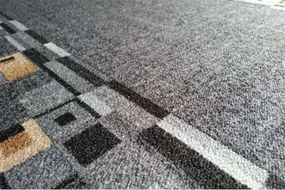 Protiskluzový běhoun BOMBAY šedý - hotový rozměr