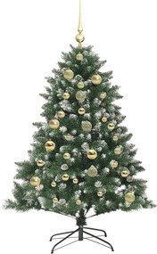 Umělý vánoční stromeček Zelená 150 cm PVC, plast a ocel 3395225