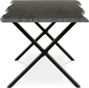 Jídelní stůl HT-F4318 GREY, mdf, šedý dub (180 x 90) cm Šedá