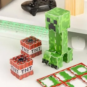 PALADONE Stavebnice Creeper / Minecraft / 50 dílků / od 6 let