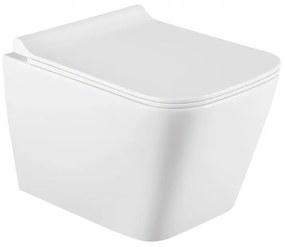Mexen TEO Rimless závěsná wc mísa 51 x 34,5 cm, bílá, 3385XX00