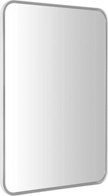 Sapho Float - Zaoblené zrcadlo s LED osvětlením 60x80 cm, bílá 22572