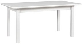 Drewmix Jídelní stůl WENUS 5 L S + doprava zdarma deska stolu bílá, nohy stolu bílá