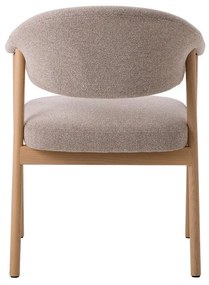 Designová jídelní židle Jacqueline bílý dub
