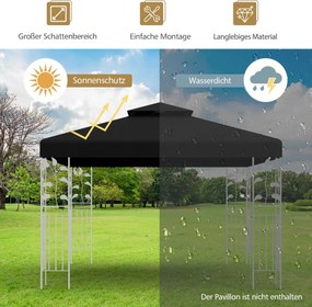 Costway Výměna střechy pavilonu střecha pavilonu plachta střešní