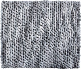 LineaDue PUNTO - Koupelnová předložka světle šedá Rozměr: 60x100 cm