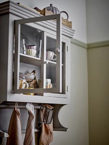 BLOOMINGVILLE Nástěnný kabinet PILU šedý