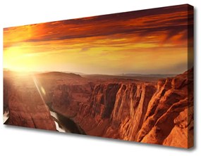 Obraz na plátně Velký Kaňon Krajina 120x60 cm