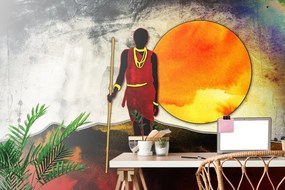 Samolepící tapeta africký lovec - 225x150 cm