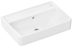 Hansgrohe Xanuia Q - Umyvadlo 55x37 cm, s přepadem, bez otvoru pro baterii, bílá 60210450