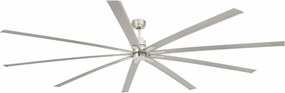 FARO 33496 MANHATTAN XL LED, nikl, stropní ventilátor s DC motorem - FARO