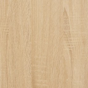 vidaXL Knihovna 99 x 35,5 x 176 cm kompozitní dřevo a ocel [835410] Barva: dub sonoma