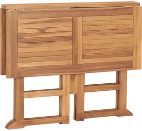 Skládací zahradní jídelní stůl 90 x 90 x 75 cm masivní teak 315448