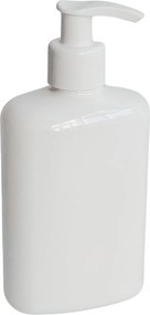 Dávkovač na mýdlo 250 ml bílý s bílou pumpičkou LIMA
