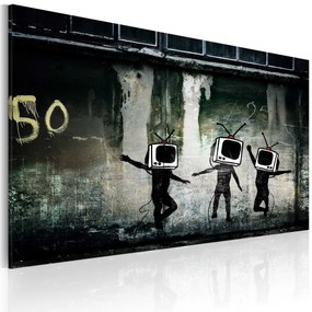 Obraz - TV heads dance (Banksy)