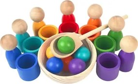 2Kids Toys Duhové panenky s míčky 7 barev / od 3 let