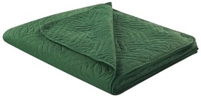 Sada přehozu na postel a 2 polštářů 160 x 220 cm Bent (zelená). 1077859
