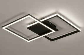 Stropní stmívatelné LED svítidlo do obýváku Canetra Black 420